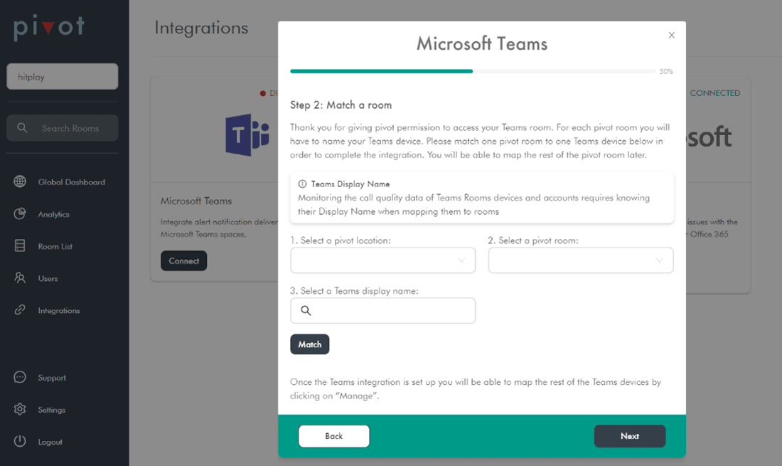 pivot | MS Teams Integration